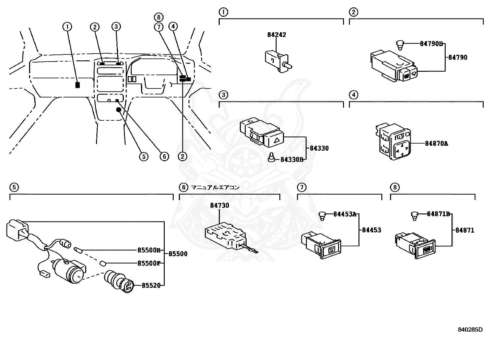 90981-11014 - Toyota - Bulb, Ash Receptacle Lamp - Nengun Performance