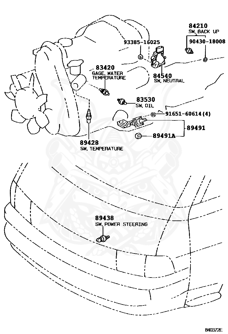 84540-30270 - Toyota - Switch Assy, Neutral Start - Nengun Performance