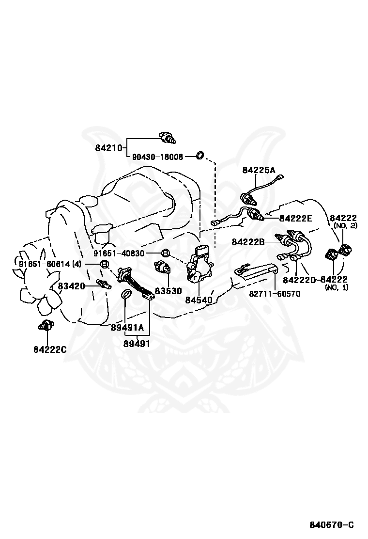 84540-30270 - Toyota - Switch Assy, Neutral Start - Nengun Performance