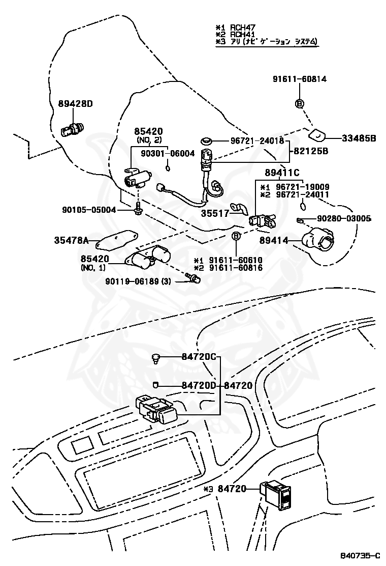 89411-50010 - Toyota - Sensor, Speed - Nengun Performance