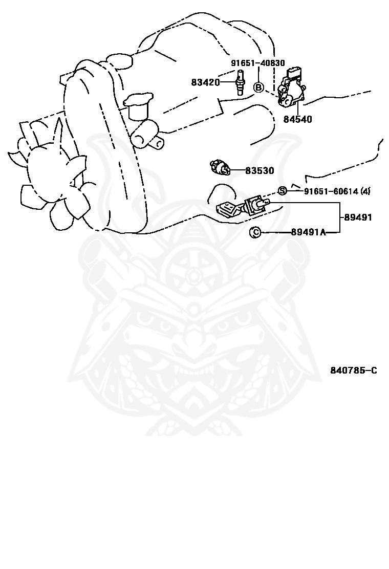 84540-30270 - Toyota - Switch Assy, Neutral Start - Nengun Performance