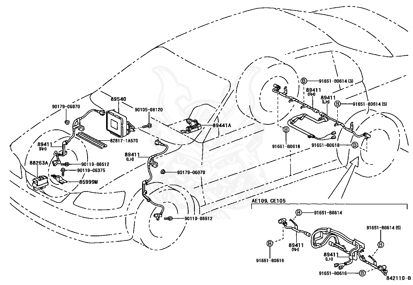 90179-06070 - Toyota - Nut - Nengun Performance