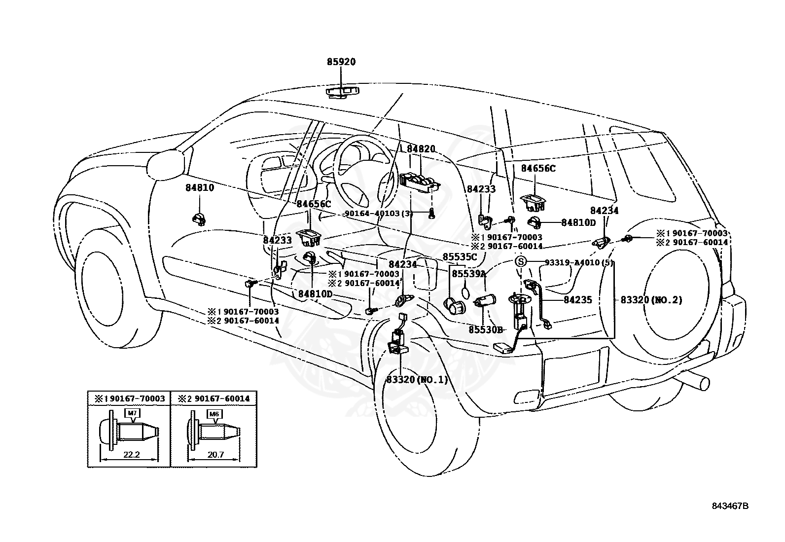 84810-12080 - Toyota - Switch Assy, Power Window Regulator - Nengun ...