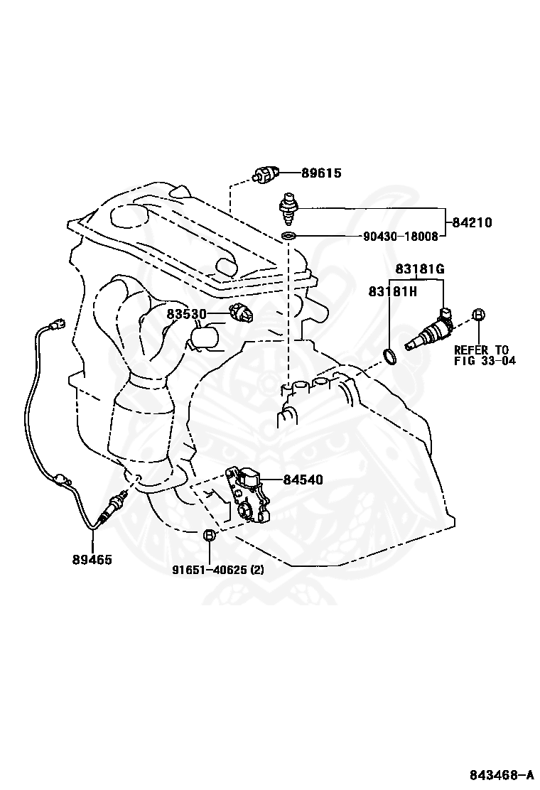 83530-28020 - Toyota - Switch Assy, Oil Pressure (for Engine) - Nengun ...