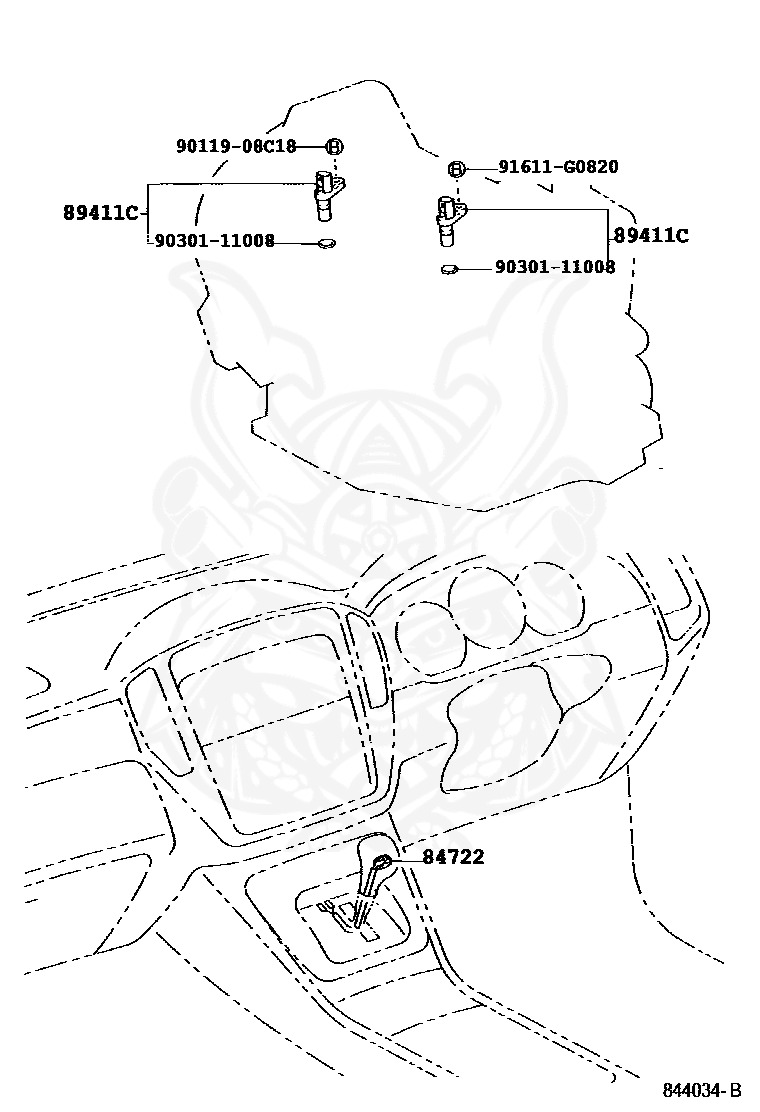 89413-24010 - Toyota - Sensor, Speed - Nengun Performance