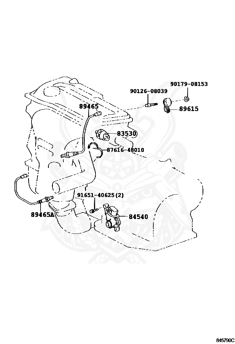 83530-28020 - Toyota - Switch Assy, Oil Pressure (for Engine) - Nengun ...