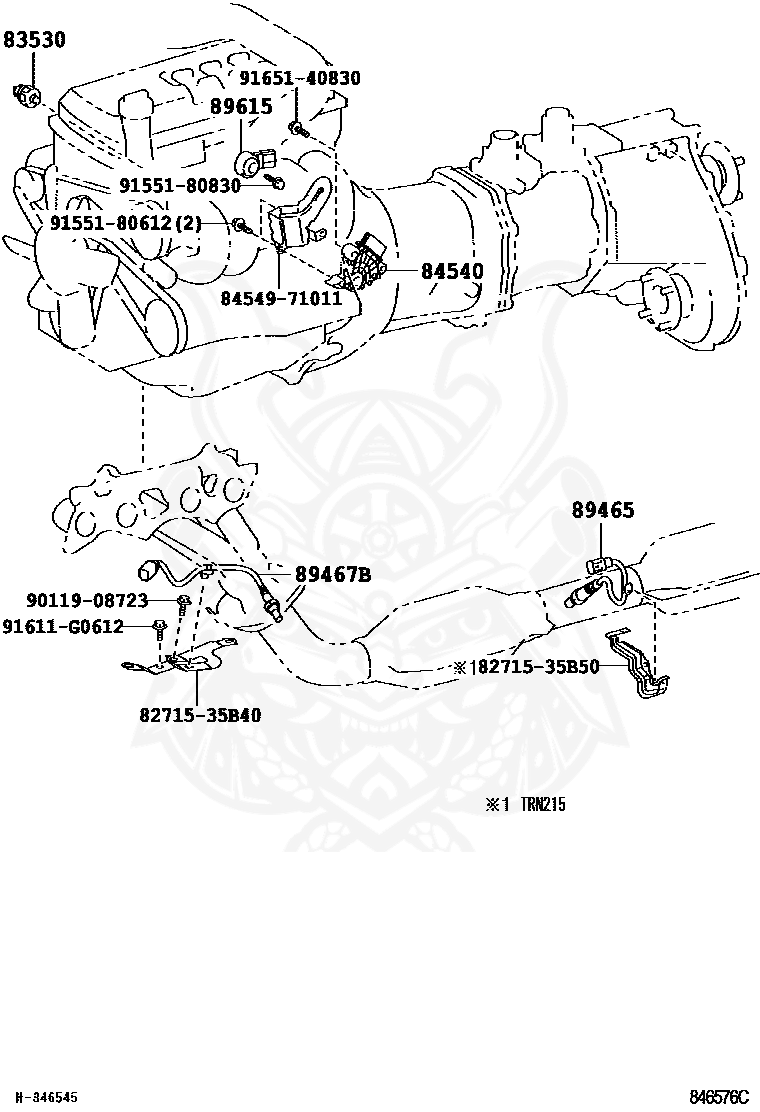 83530-28020 - Toyota - Switch Assy, Oil Pressure (for Engine) - Nengun ...