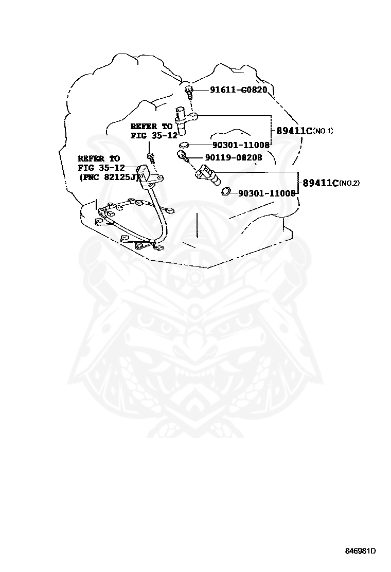 89413-24010 - Toyota - Sensor, Speed - Nengun Performance