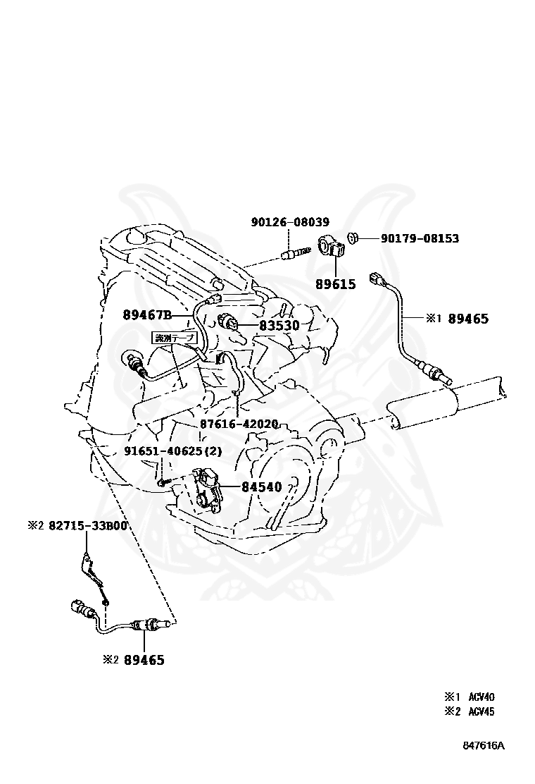 83530-28020 - Toyota - Switch Assy, Oil Pressure (for Engine) - Nengun ...