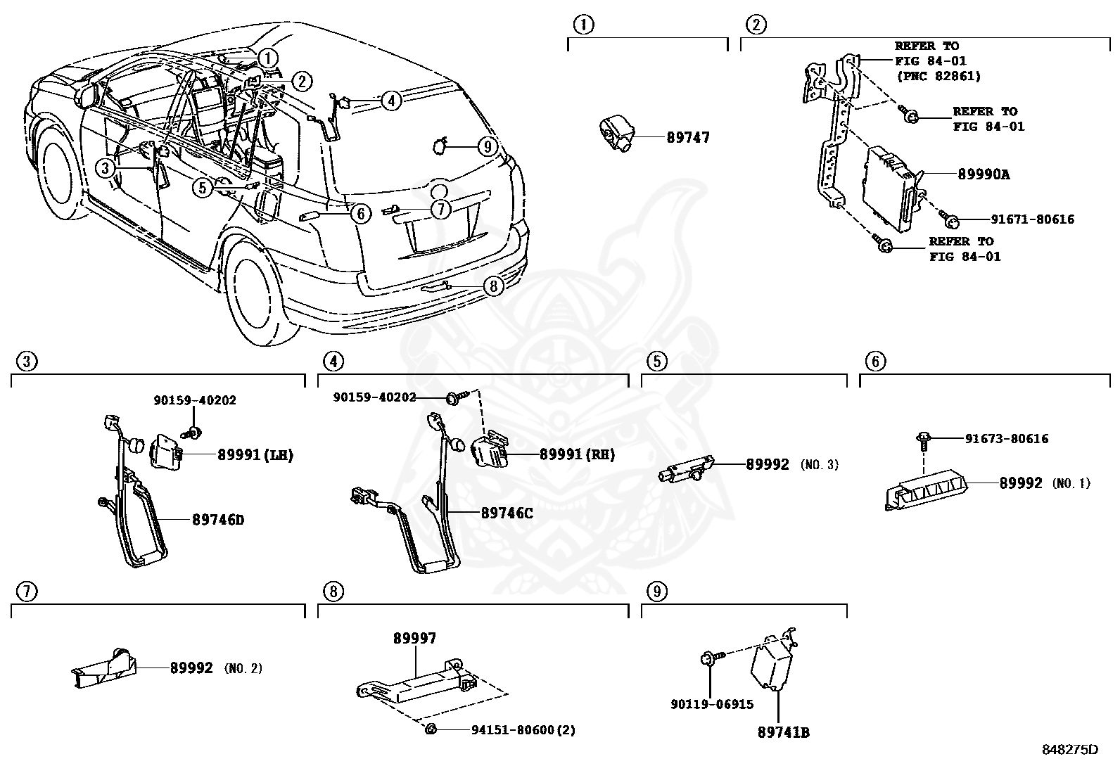 89997-30070 - Toyota - Antenna, Electrical Key - Nengun Performance