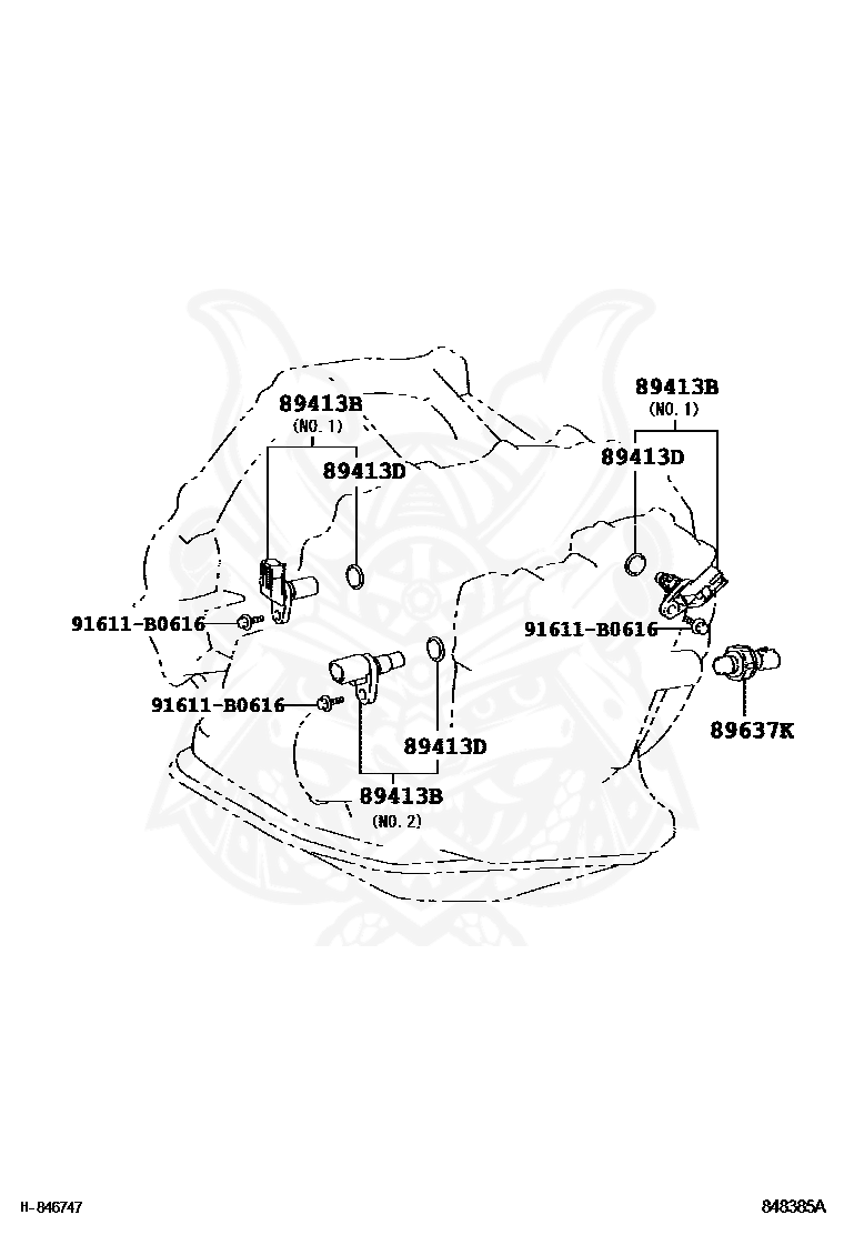 89413-12020 - Toyota - Sensor, Transmission Revolution - Nengun Performance