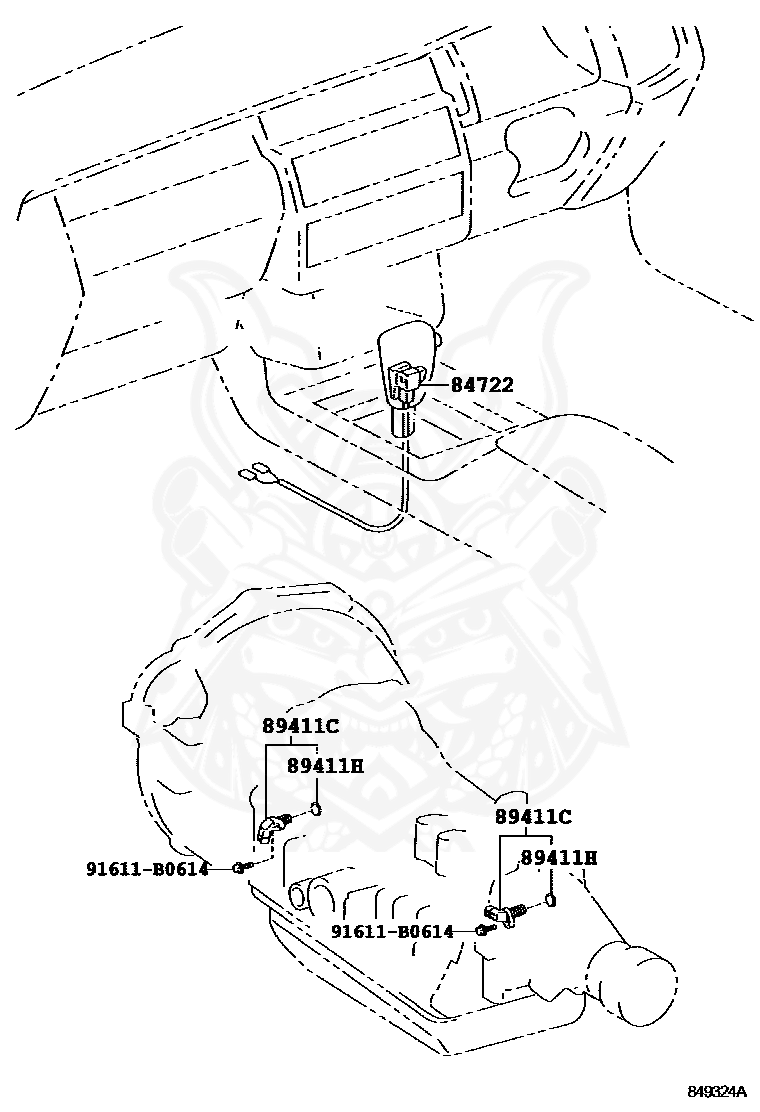 89411-50010 - Toyota - Sensor, Speed - Nengun Performance