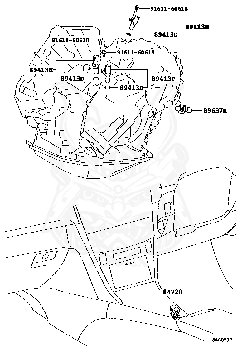 89413-12020 - Toyota - Sensor, Transmission Revolution - Nengun Performance