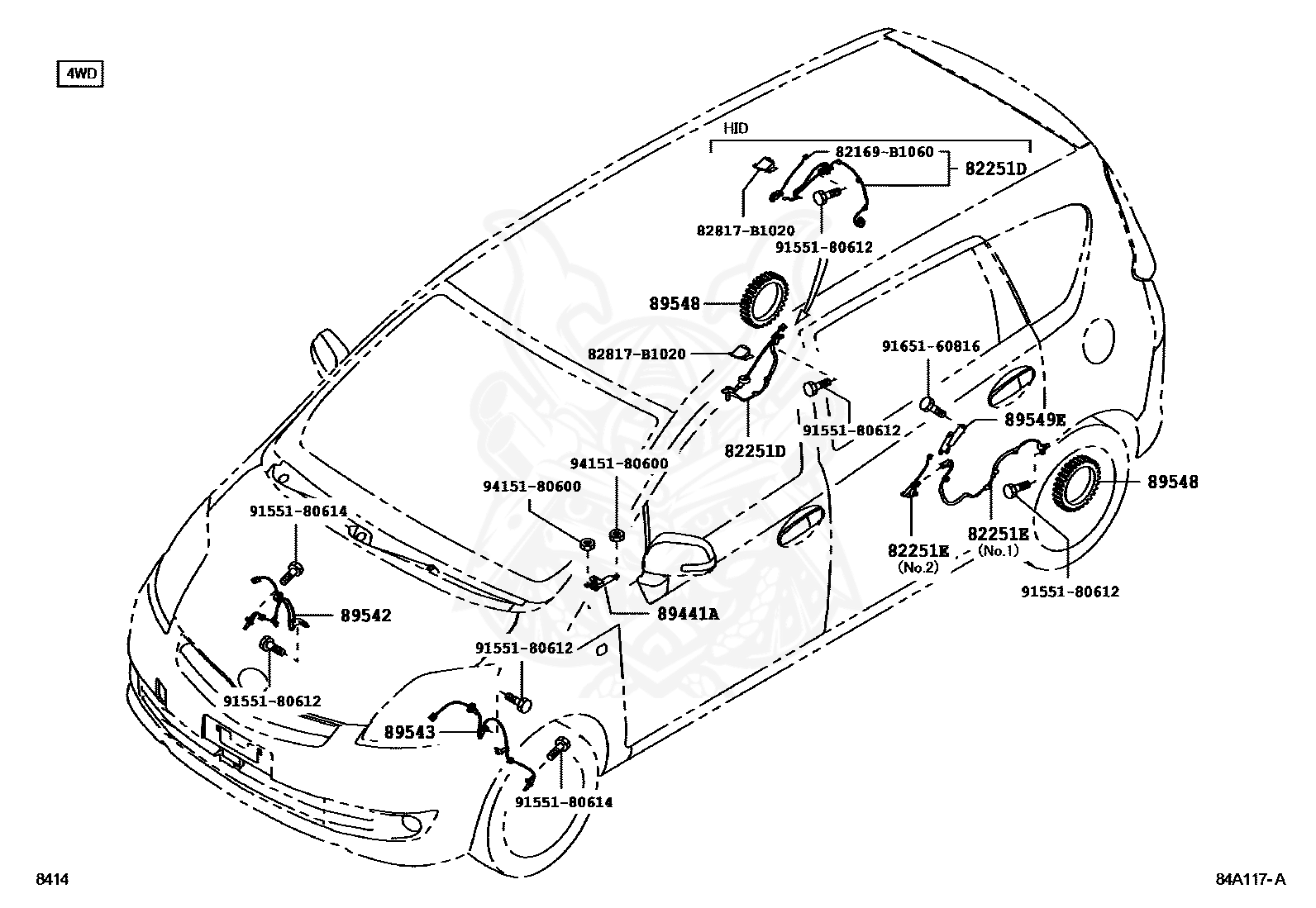 94151-80600 - Toyota - Nut - Nengun Performance