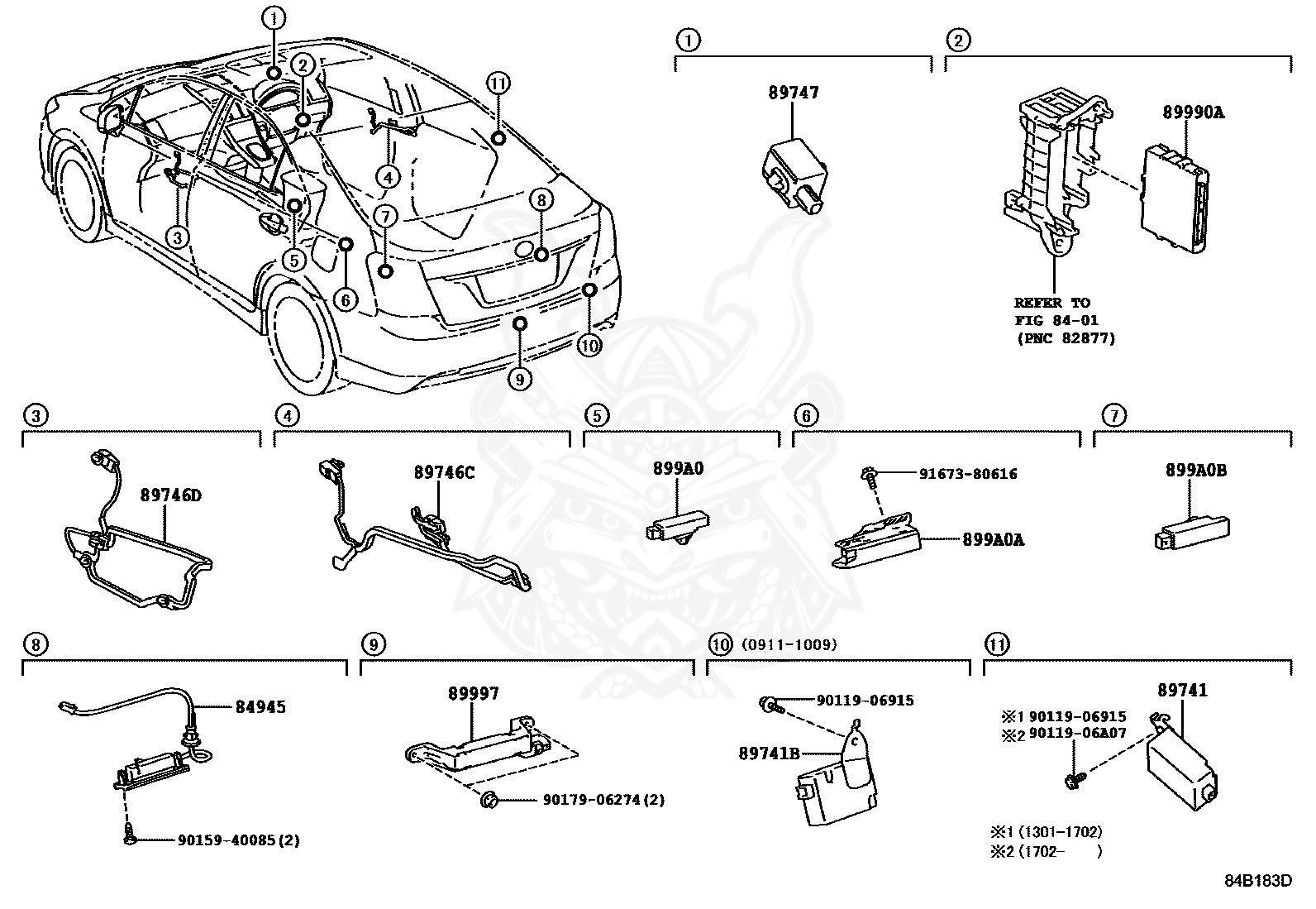 89997-30070 - Toyota - Antenna, Electrical Key - Nengun Performance