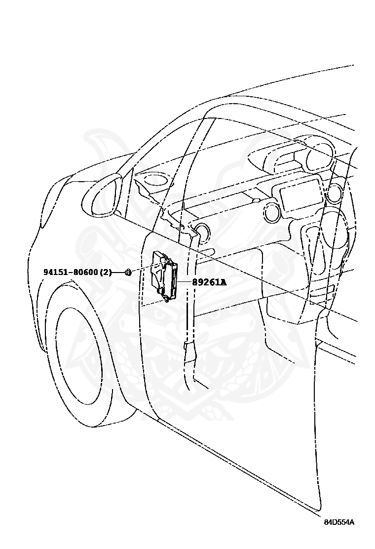 94151-80600 - Toyota - Nut - Nengun Performance