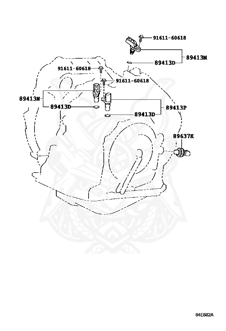 89413-12020 - Toyota - Sensor, Transmission Revolution - Nengun Performance