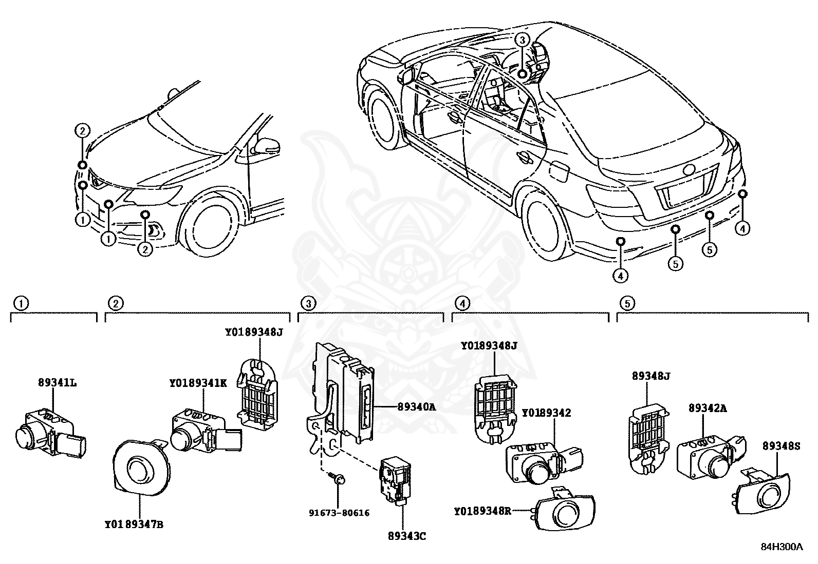89348-58130 - Toyota - Clip, Ultronic Sensor - Nengun Performance