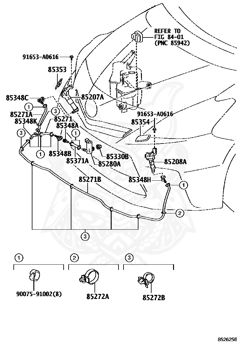 82711-16830 - Toyota - Clamp - Nengun Performance
