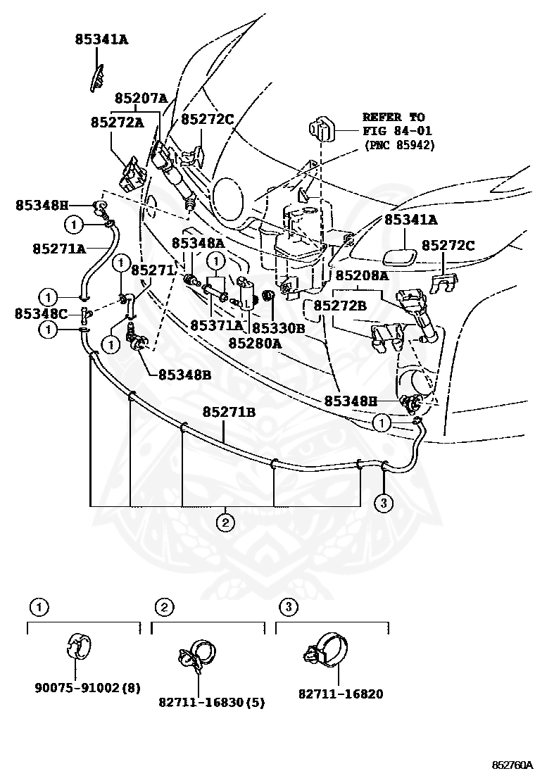 82711-16830 - Toyota - Clamp - Nengun Performance