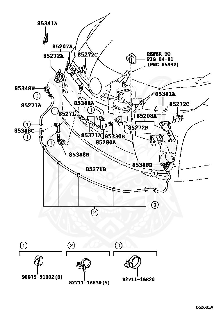 82711-16830 - Toyota - Clamp - Nengun Performance