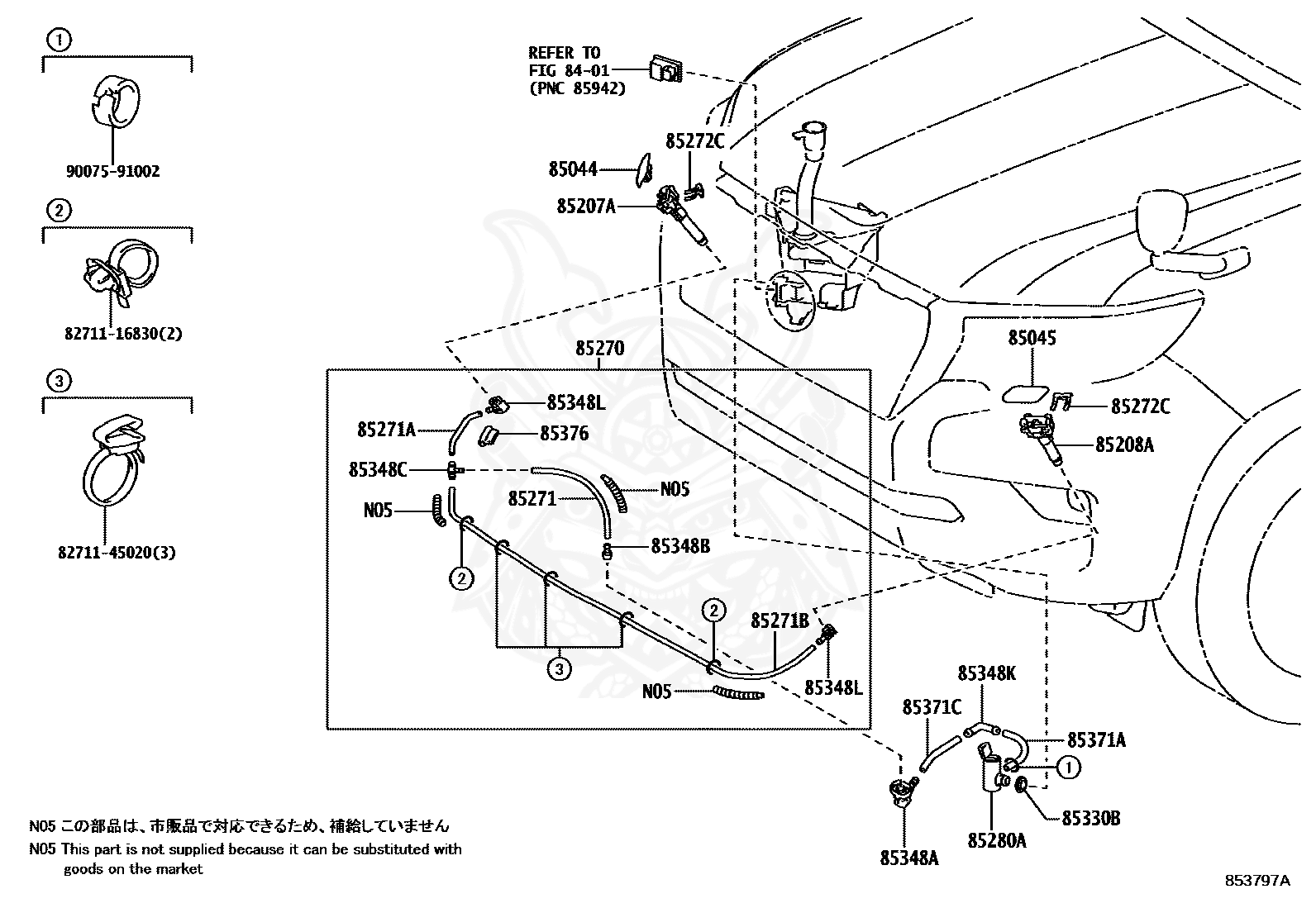 82711-16830 - Toyota - Clamp - Nengun Performance
