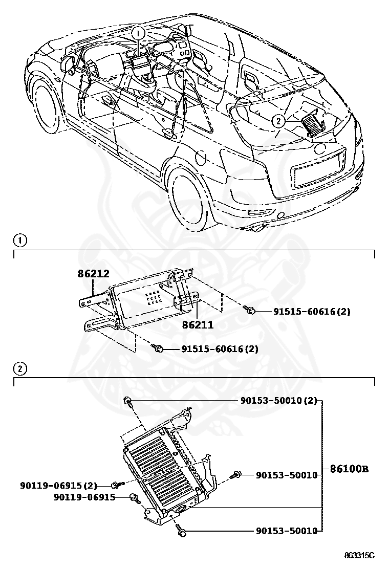 90119-06915 - Toyota - Bolt - Nengun Performance