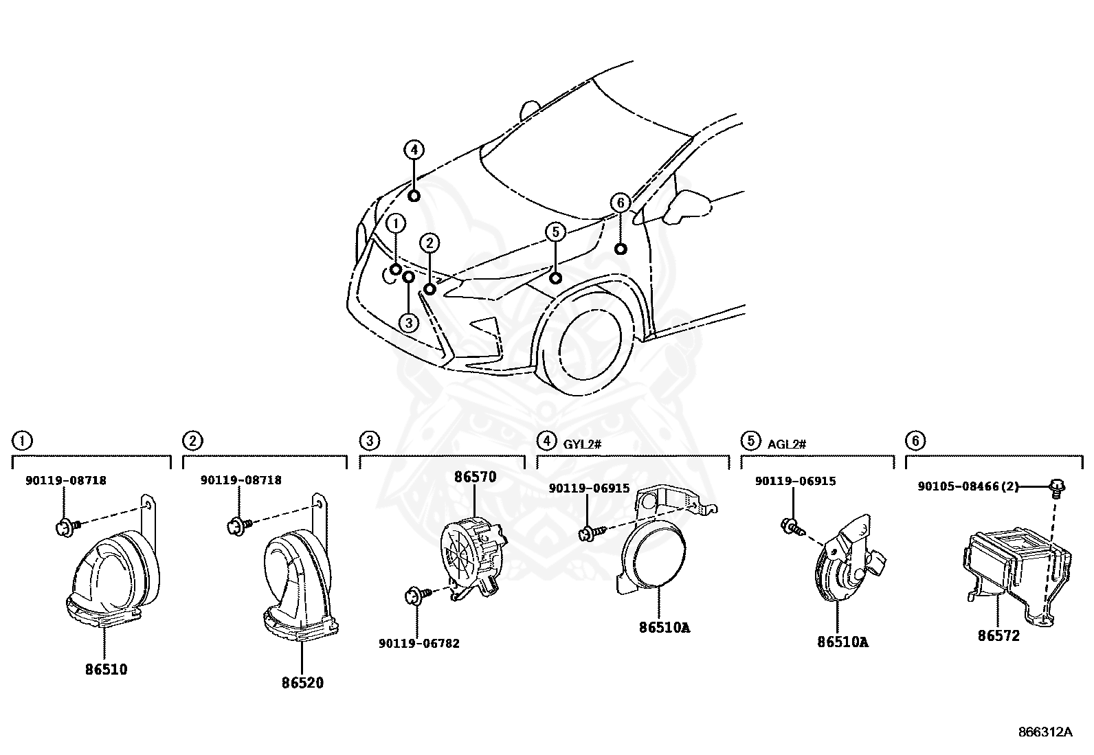 90119-06915 - Lexus - Bolt - Nengun Performance