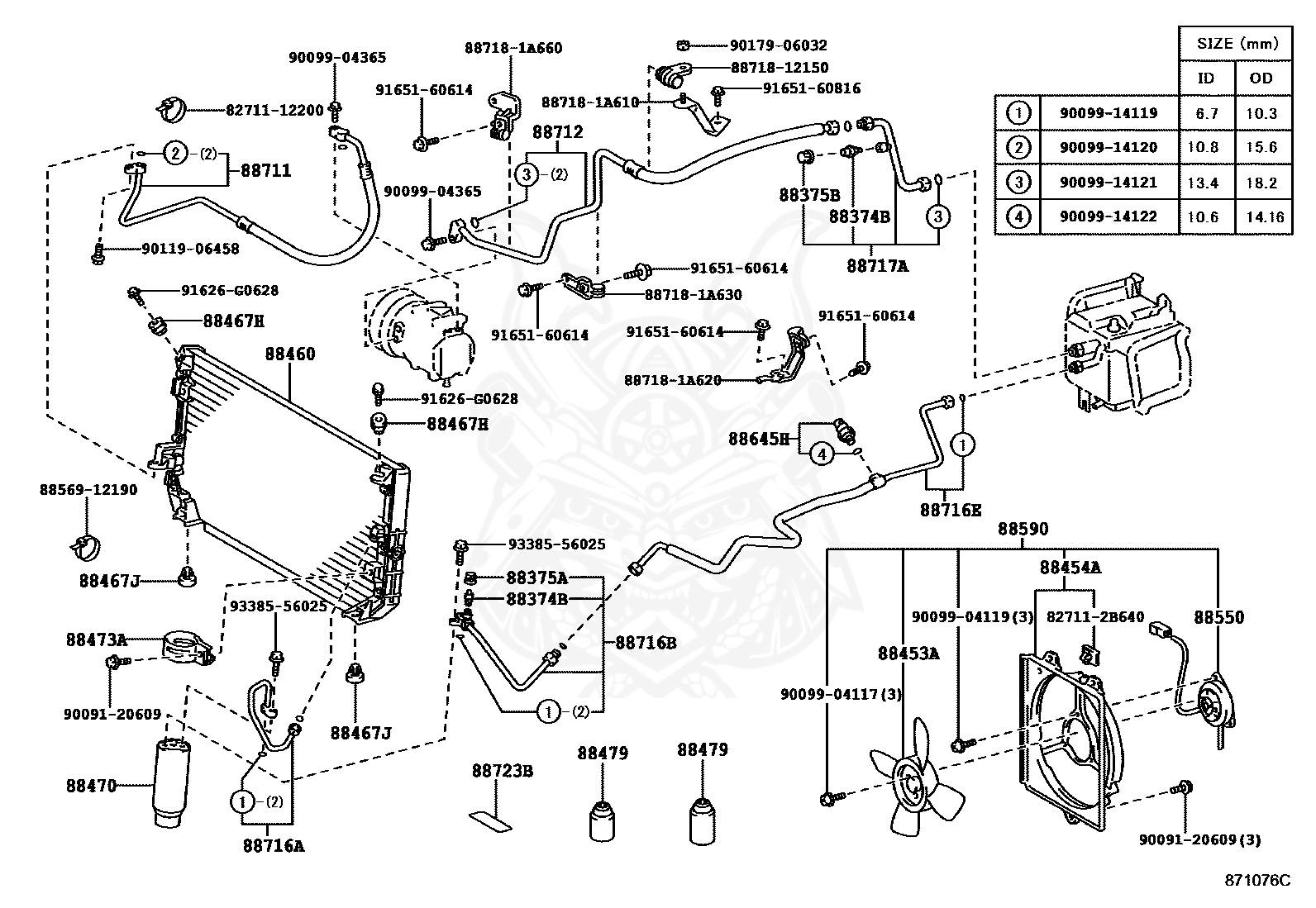 88645-20050 - Toyota - Switch, Pressure No.1 - Nengun Performance