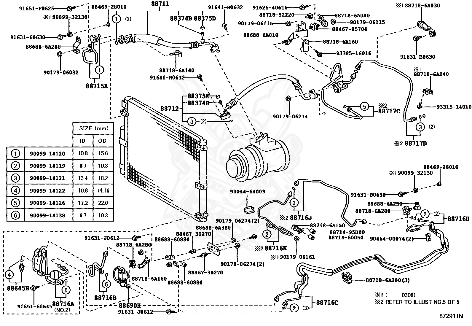88375-30280 - Toyota - Cap, Service Valve (for Cooler Pipe) - Nengun ...