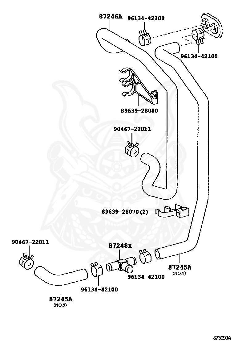 90467-22011 - Toyota - Clamp - Nengun Performance