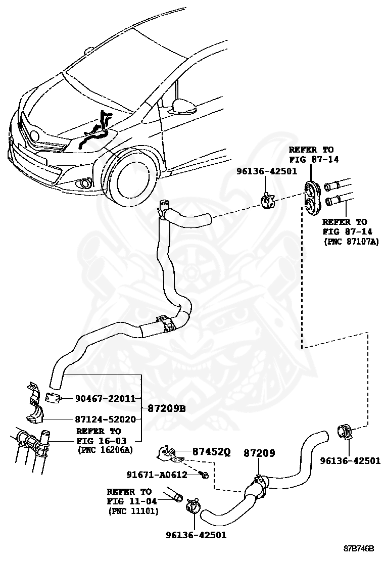 90467-22011 - Toyota - Clamp - Nengun Performance