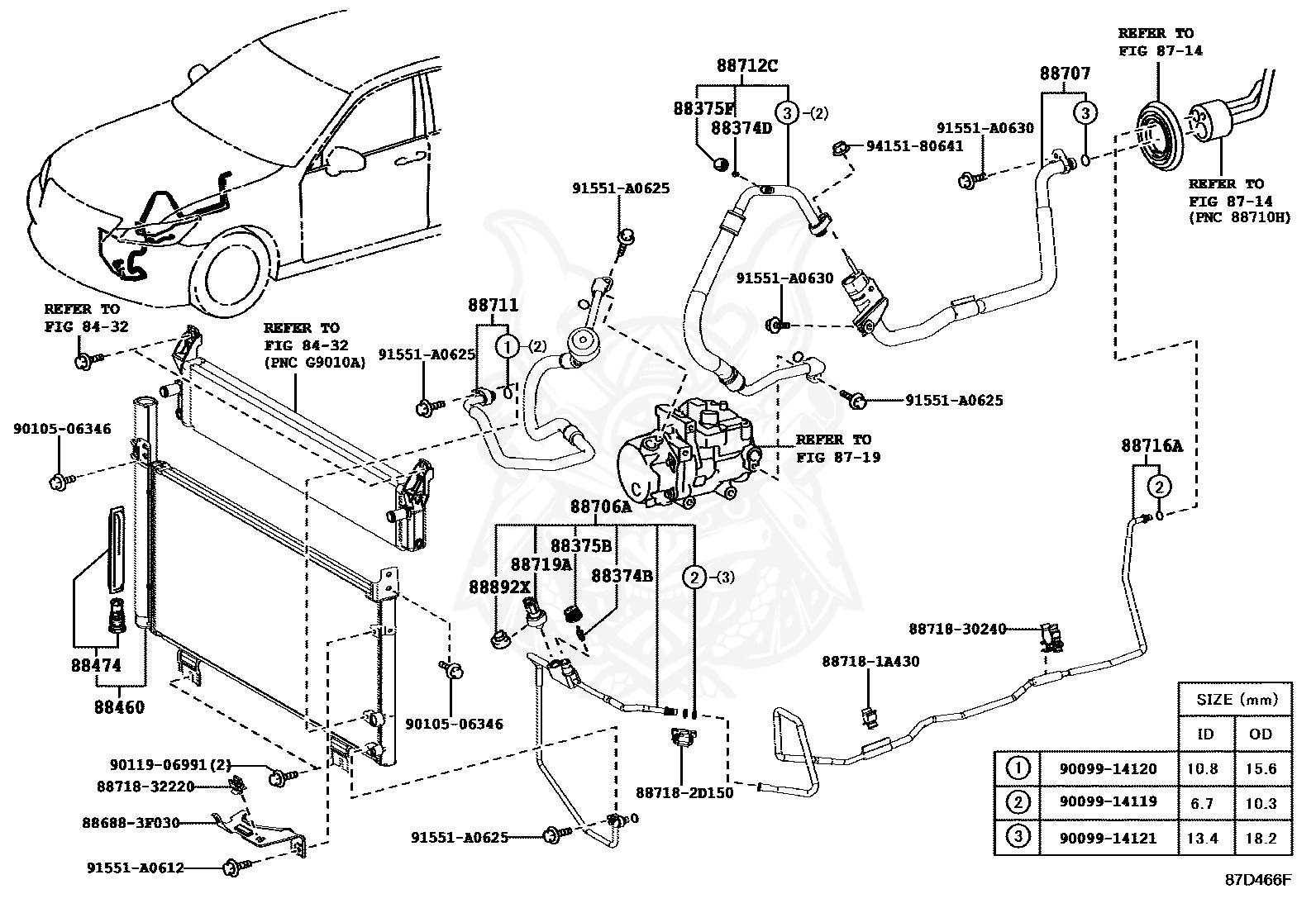 88375-30280 - Toyota - Cap, Service Valve (for Cooler Pipe) - Nengun ...