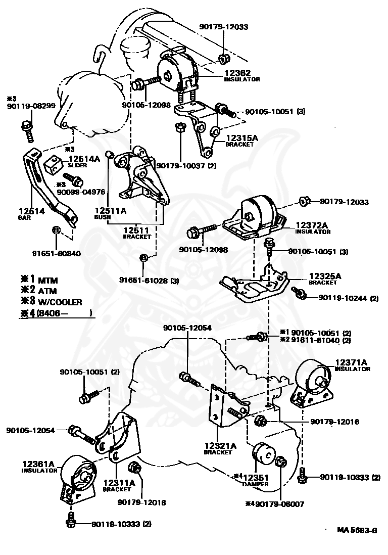 90179-12016 - Toyota - Nut - Nengun Performance