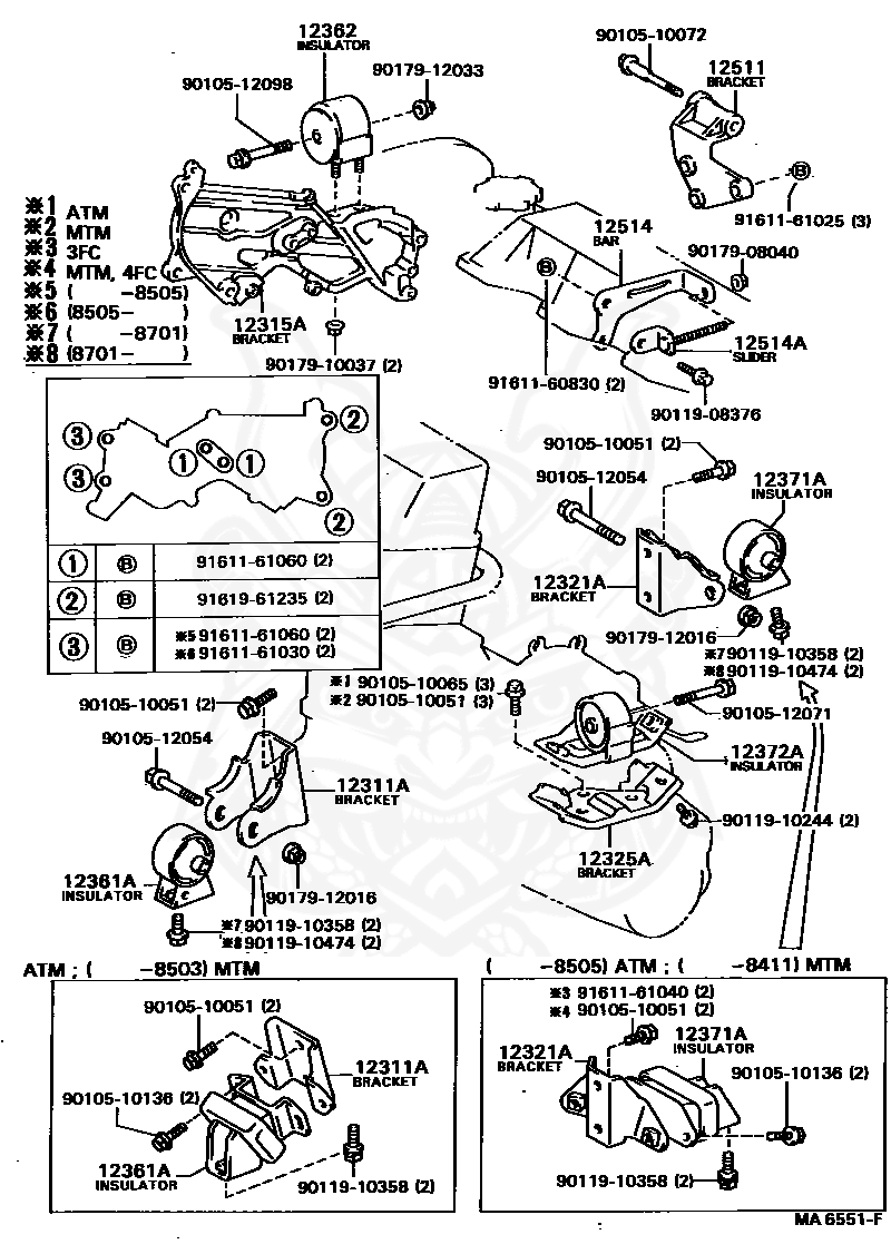 90179-12016 - Toyota - Nut - Nengun Performance