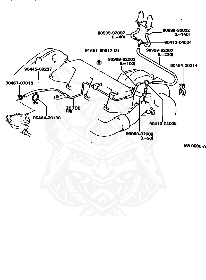 90999-92002 - Toyota - Hose - Nengun Performance