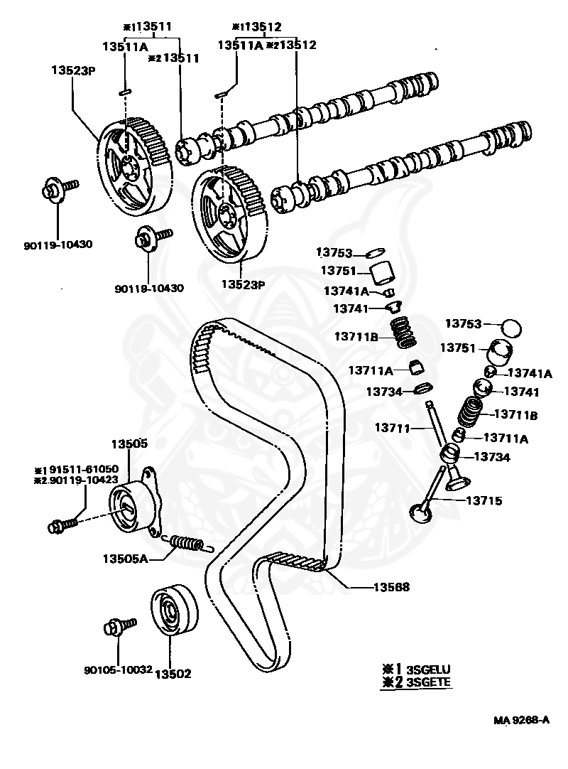 90913-02062 - Toyota - Seal Or Ring, O (for Valve Stem Oil) - Nengun ...