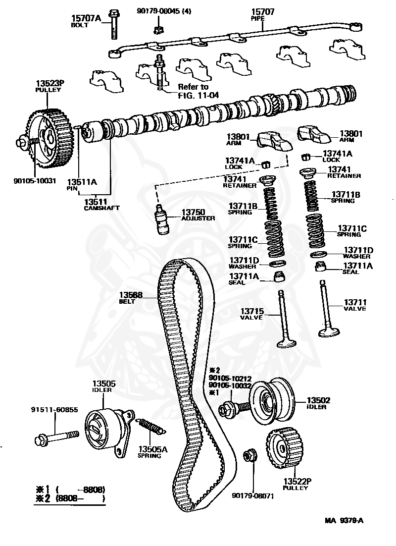13750-70010 - Toyota - Adjuster Assy, Valve Lash - Nengun Performance