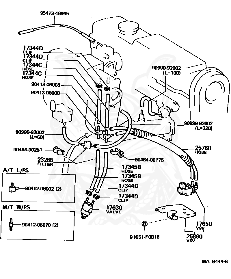 90999-92002 - Toyota - Hose - Nengun Performance