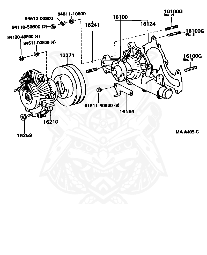94512-00800 - Toyota - Washer - Nengun Performance