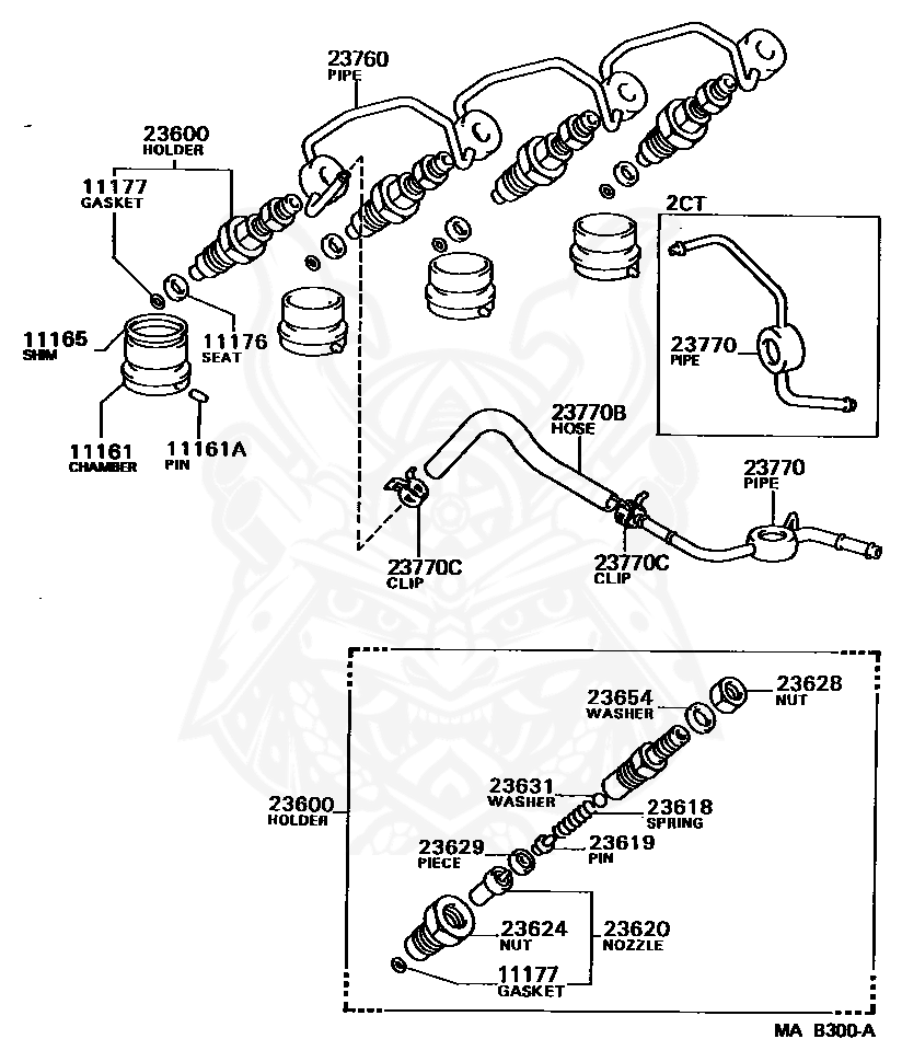 11176-64010 - Toyota - Seat, Injection Nozzle - Nengun Performance