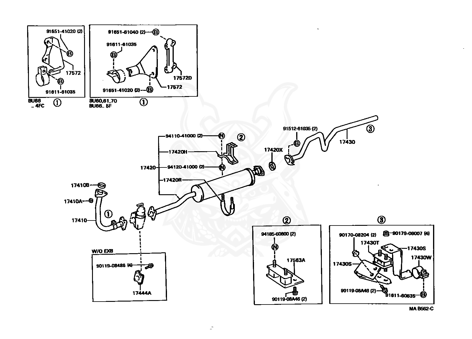 90170-08204 - Toyota - Nut - Nengun Performance