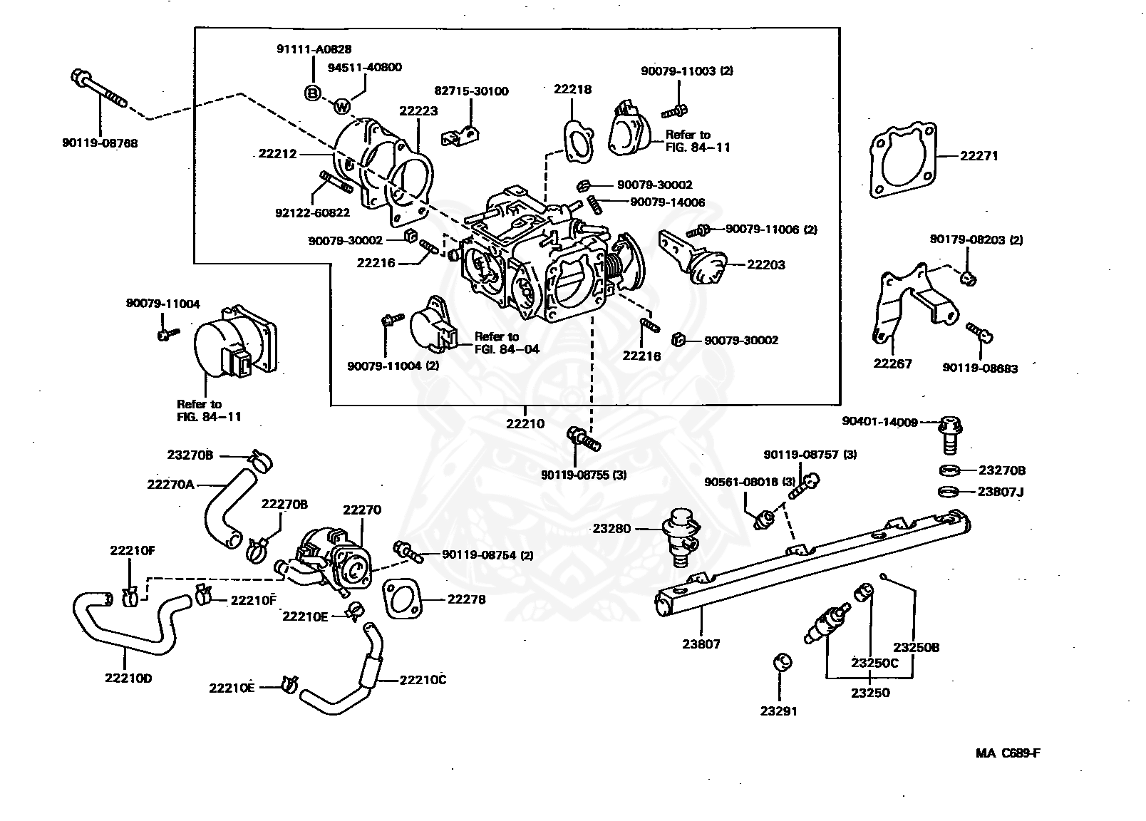 23291-41010 - Toyota - Insulator, Injector Vibration - Nengun Performance