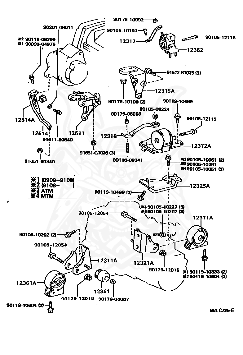 90179-12016 - Toyota - Nut - Nengun Performance
