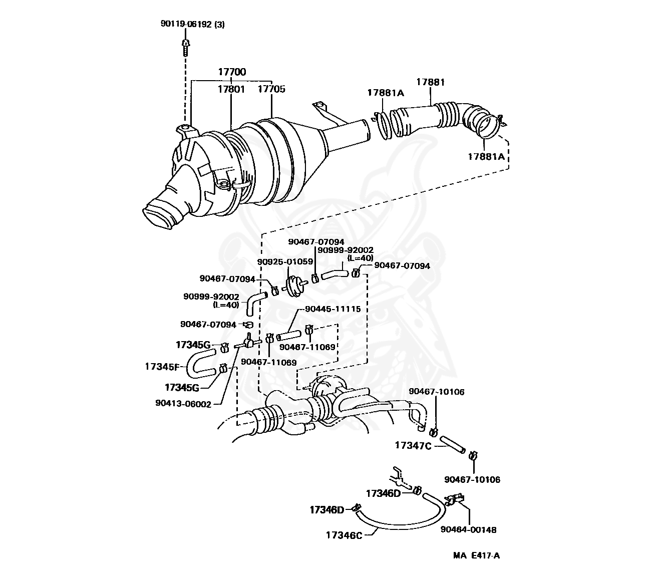 90999-92002 - Toyota - Hose - Nengun Performance
