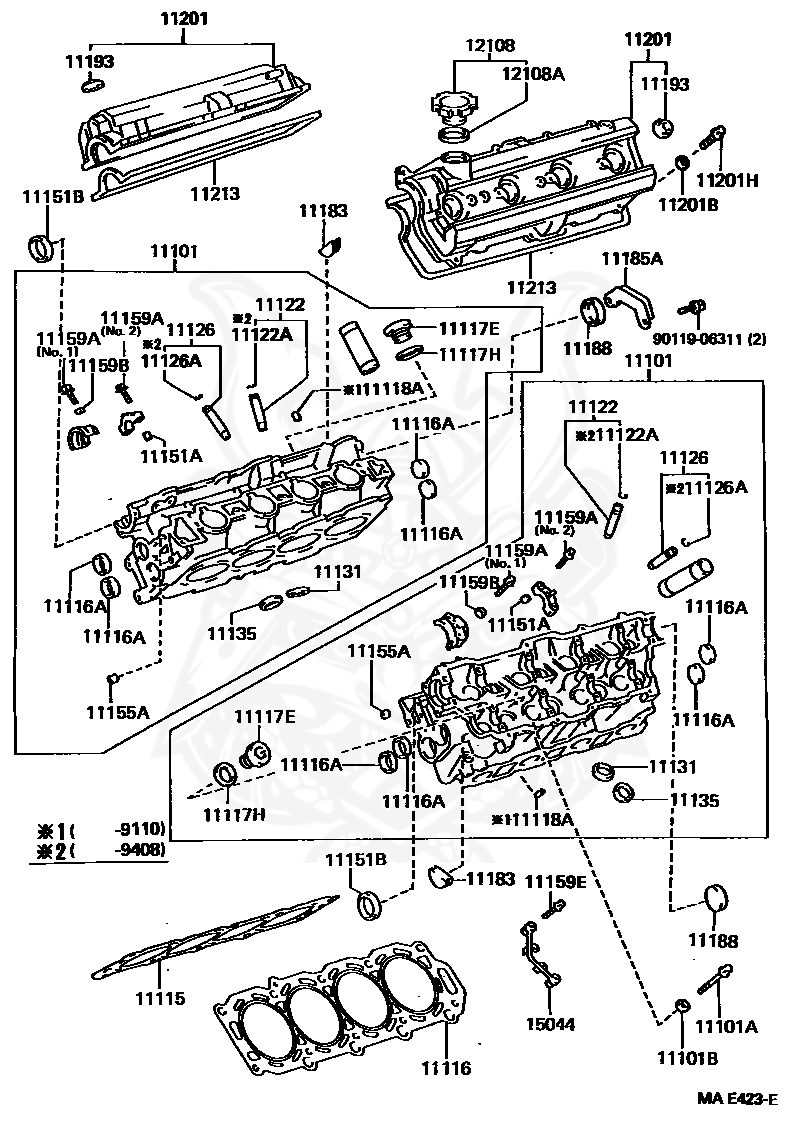11193-15010 - Toyota - Gasket, Spark Plug Tube - Nengun Performance
