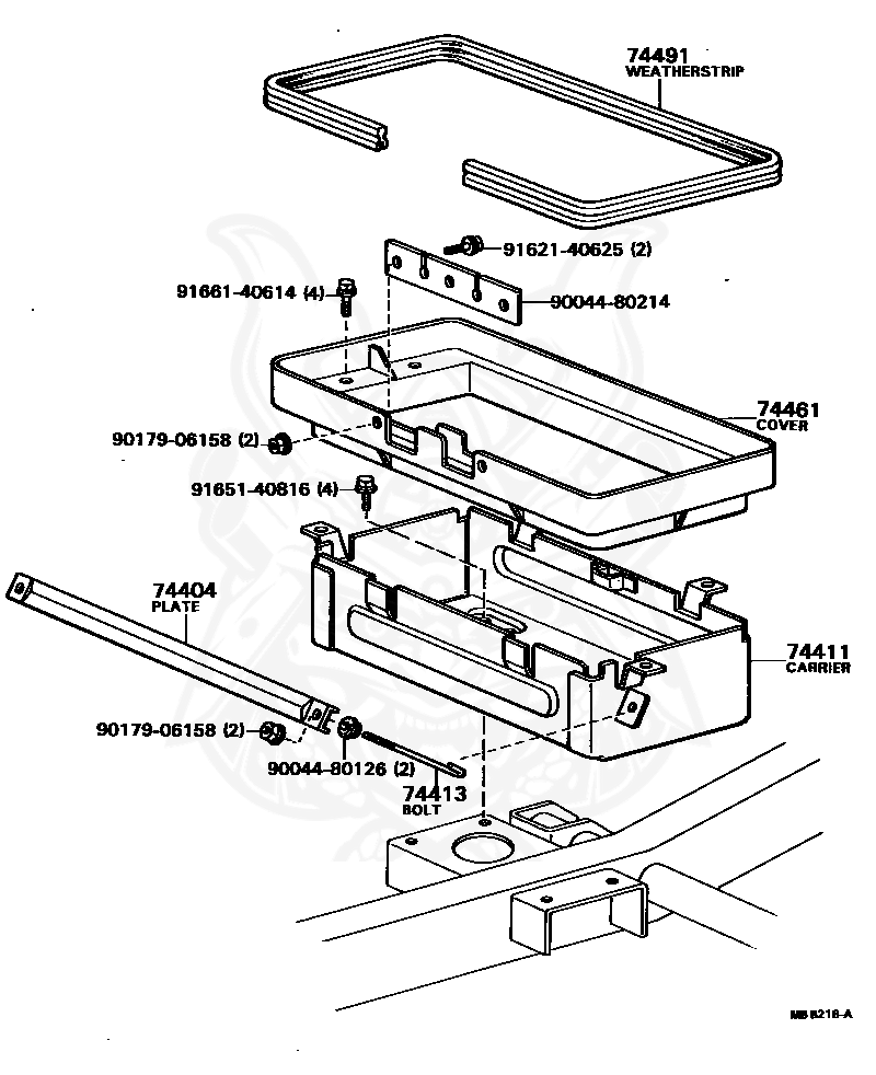 91661-40614 - Toyota - Bolt - Nengun Performance
