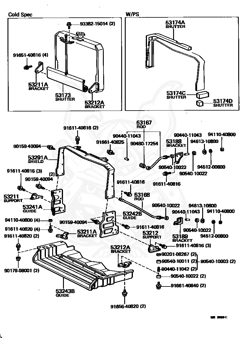 91651-40816 - Toyota - Bolt - Nengun Performance