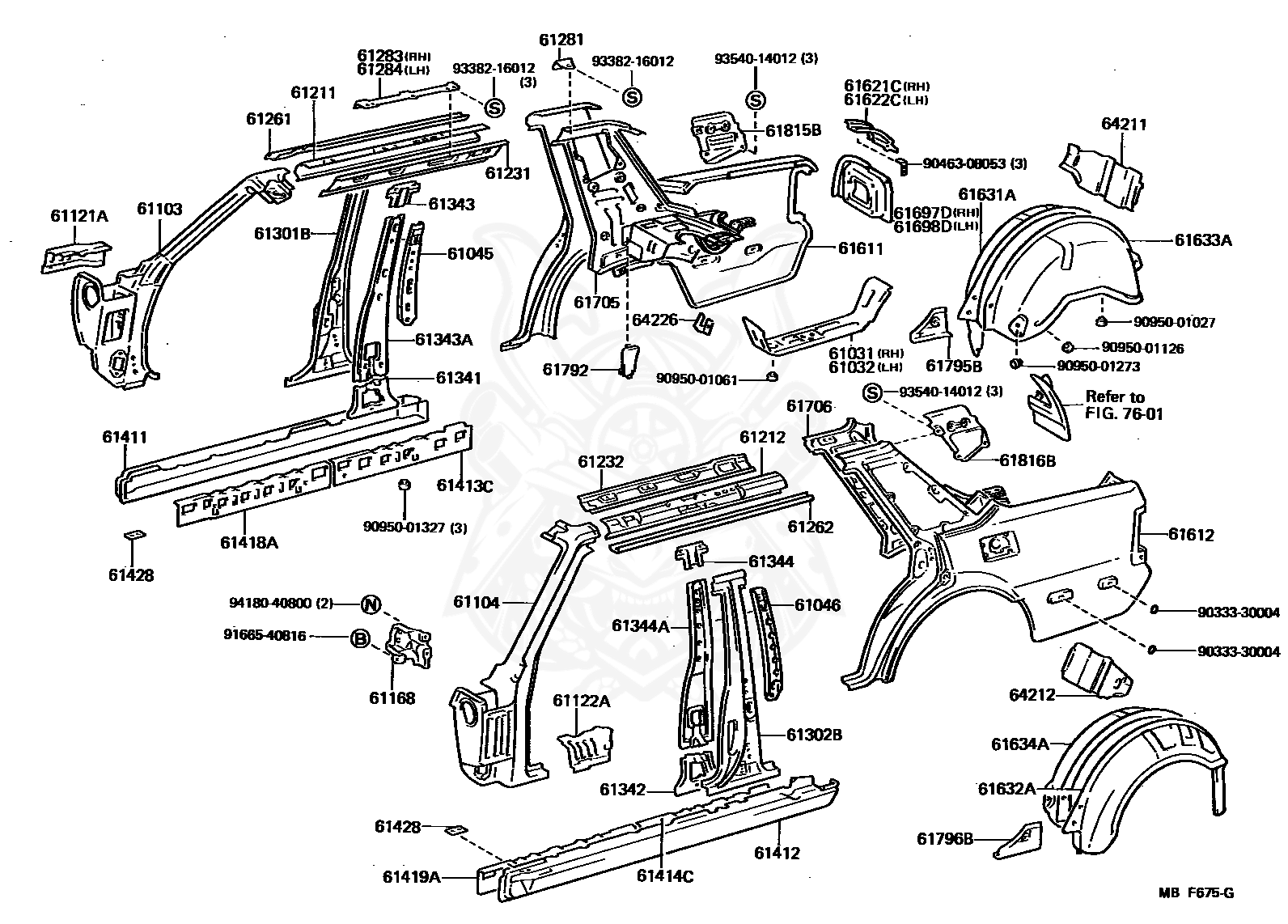 94180-40800 - Toyota - Nut - Nengun Performance