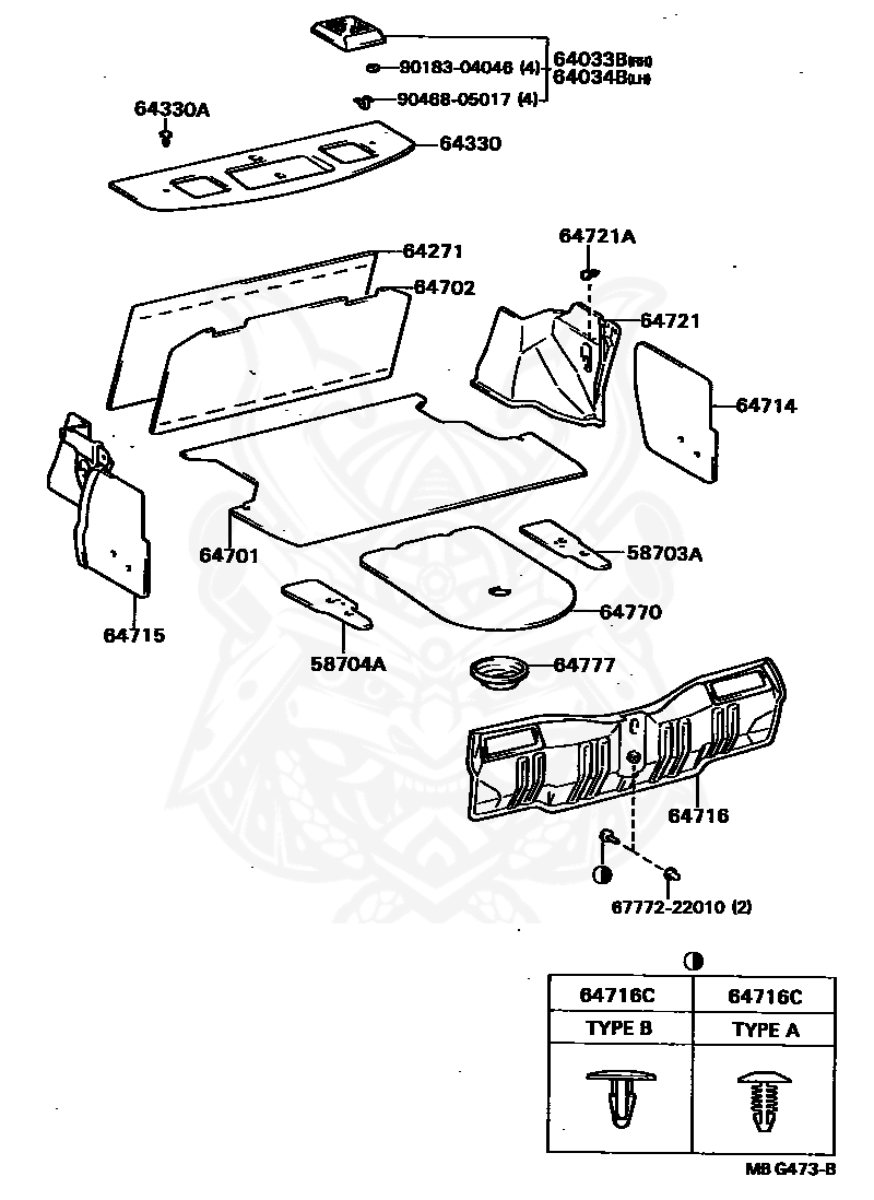90468-05017 - Toyota - Clip - Nengun Performance